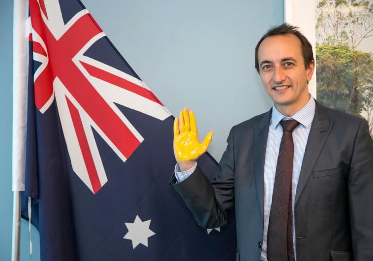 Ambassador from Down Under shows over-the-top enthusiasm - Israel ...