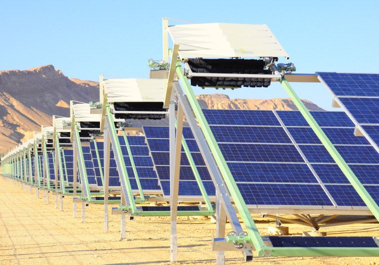 Israeli robotic PV cleaning system commissioned at mega solar park in ...