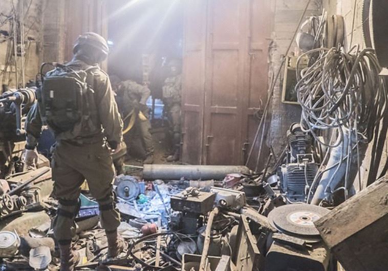 IDF uncovers large weapons-making factory in Hebron basement - The ...