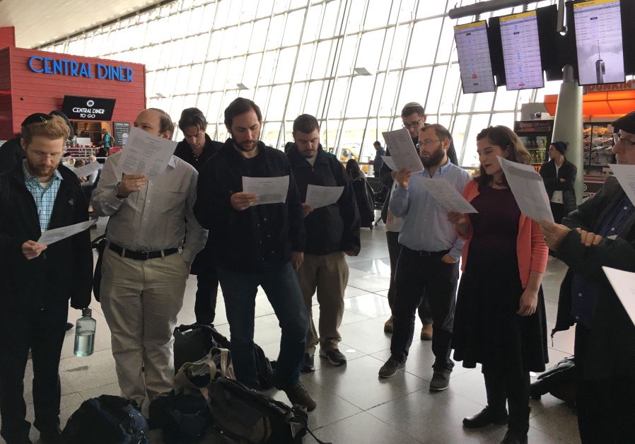 Jewish prayer session held at JFK in solidarity with refugees - The ...